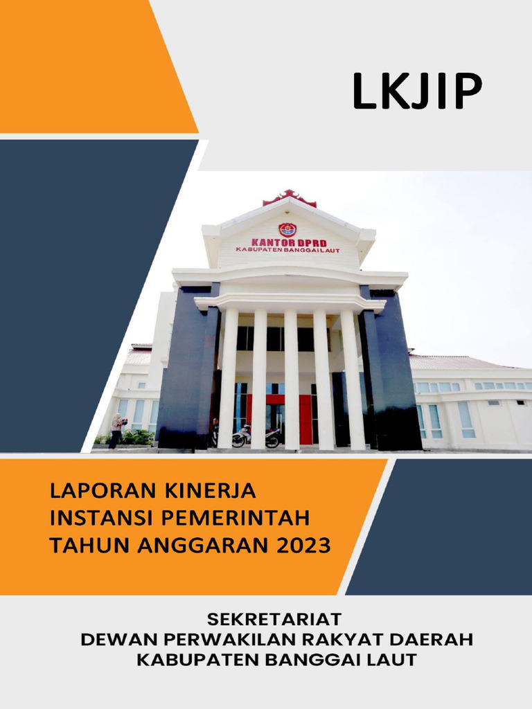 LKjIP Sekretariat DPRD Banggai Laut 2023 | PDF