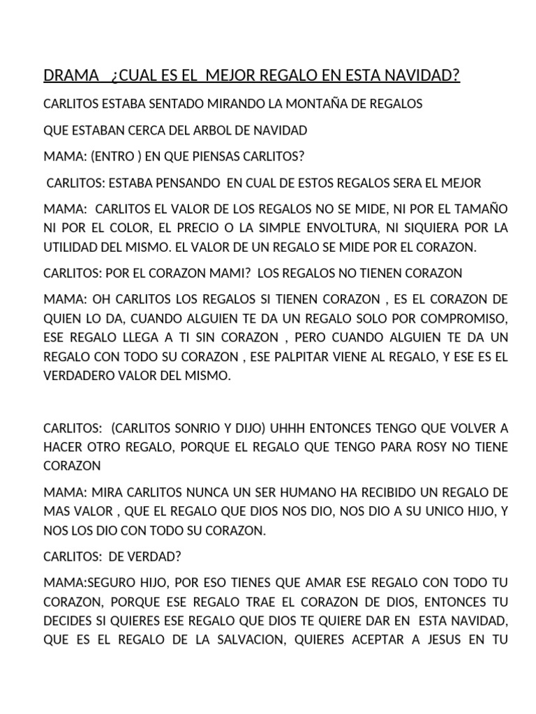¿Cual Es El Mejor Regalo en Esta Navidad? | PDF