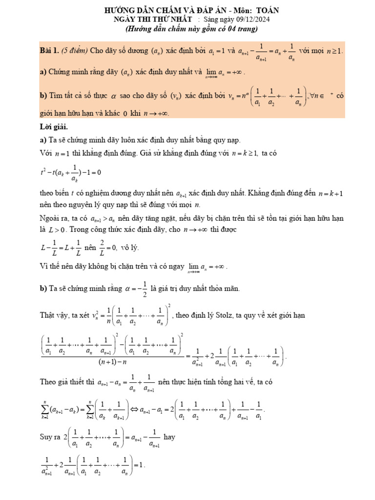 DE KHAO SAT CHUAN BI KY THI VMO 2024-2025 (Ngay 9.12) | PDF