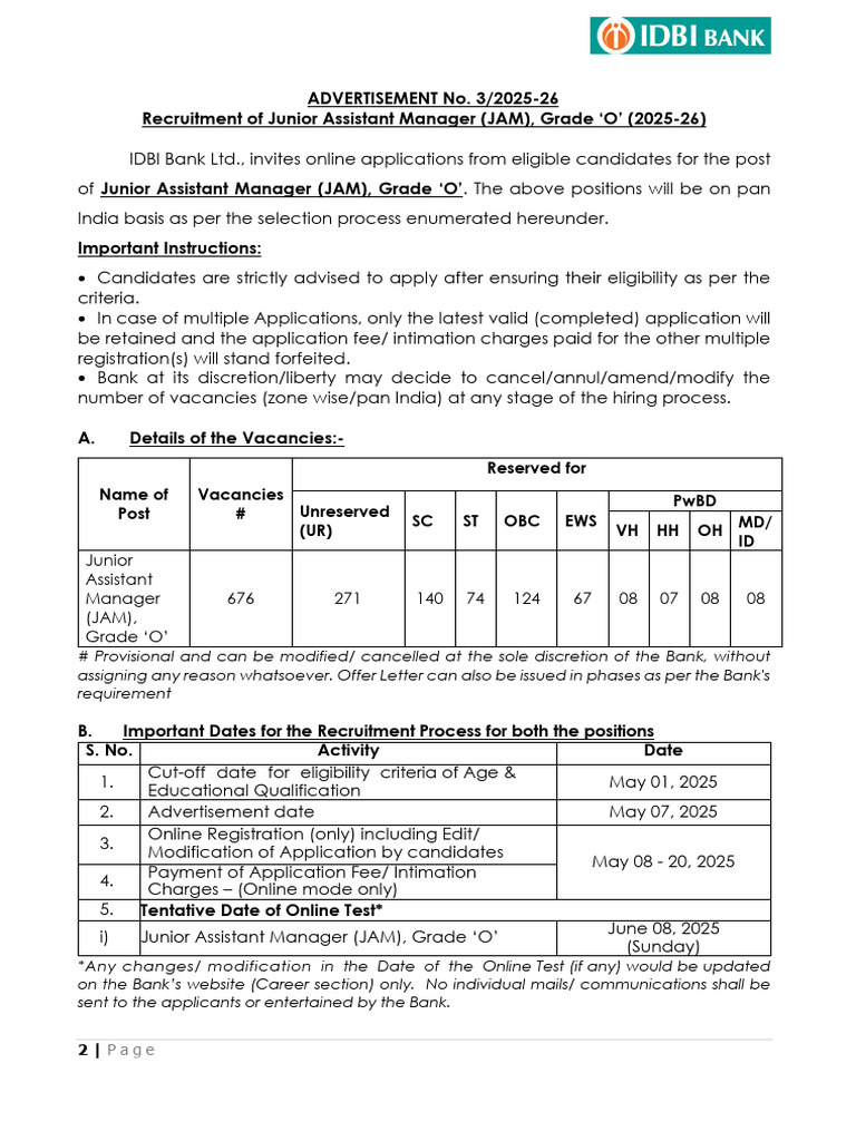 IDBI | PDF | Government