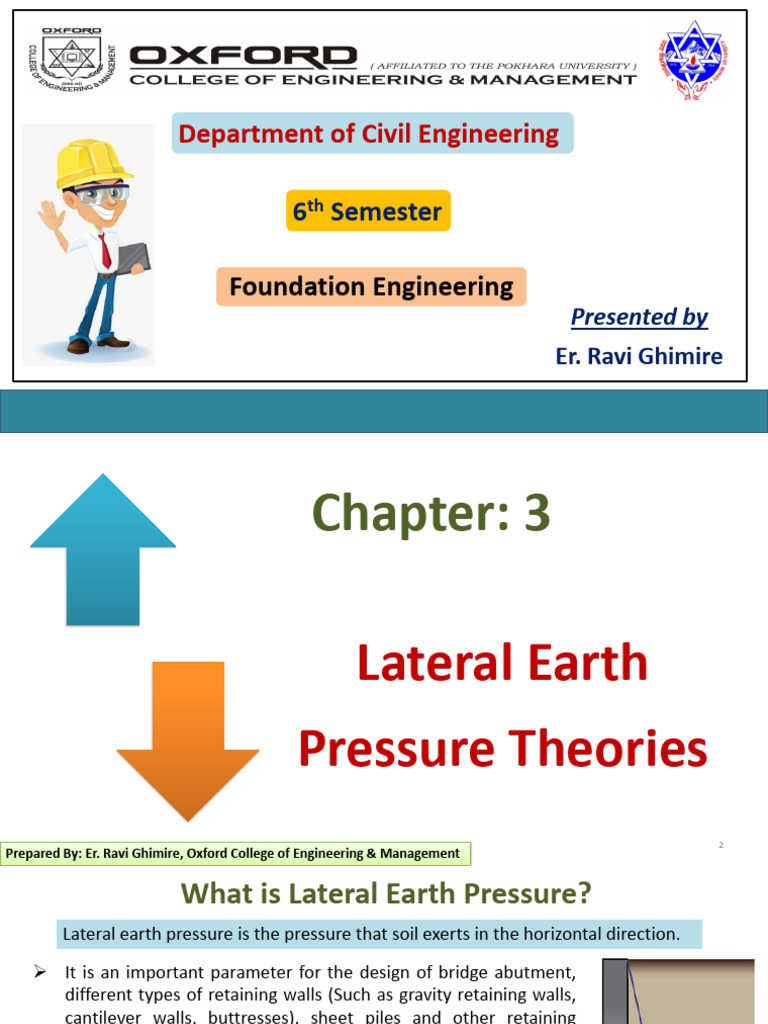 Lateral Earth Pressure Theories Explained | PDF | Mechanical ...
