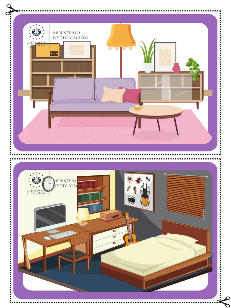Small House Appliance & Furniture Flashcards | PDF