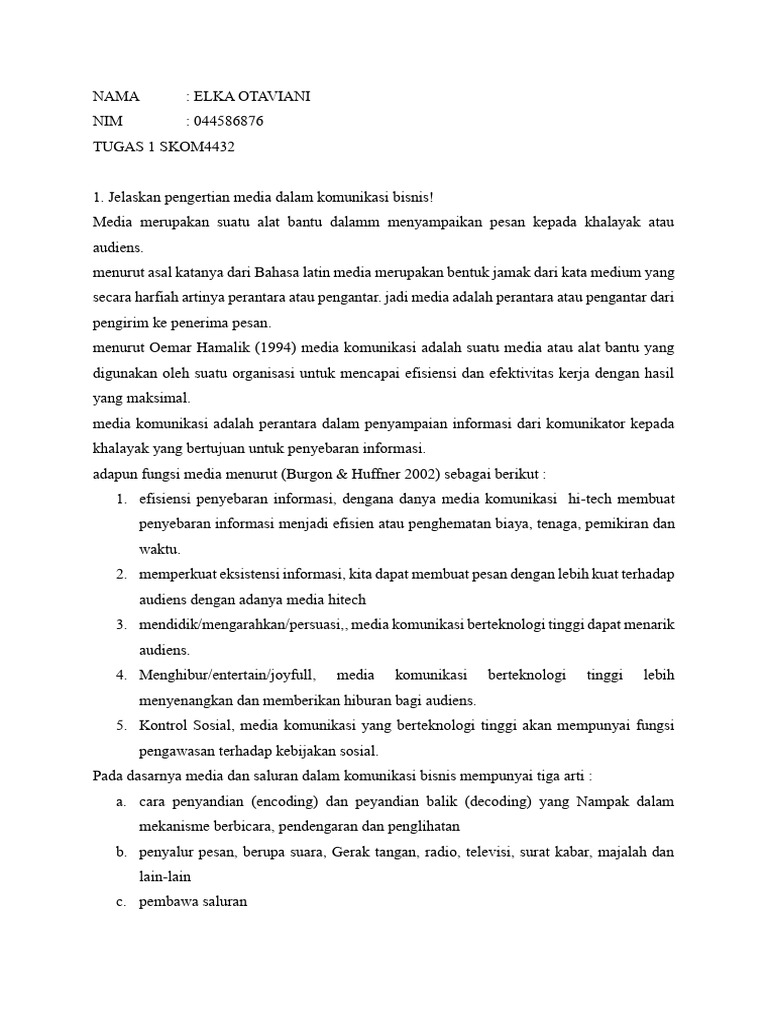 Tugas 1 Skom 4432 | PDF