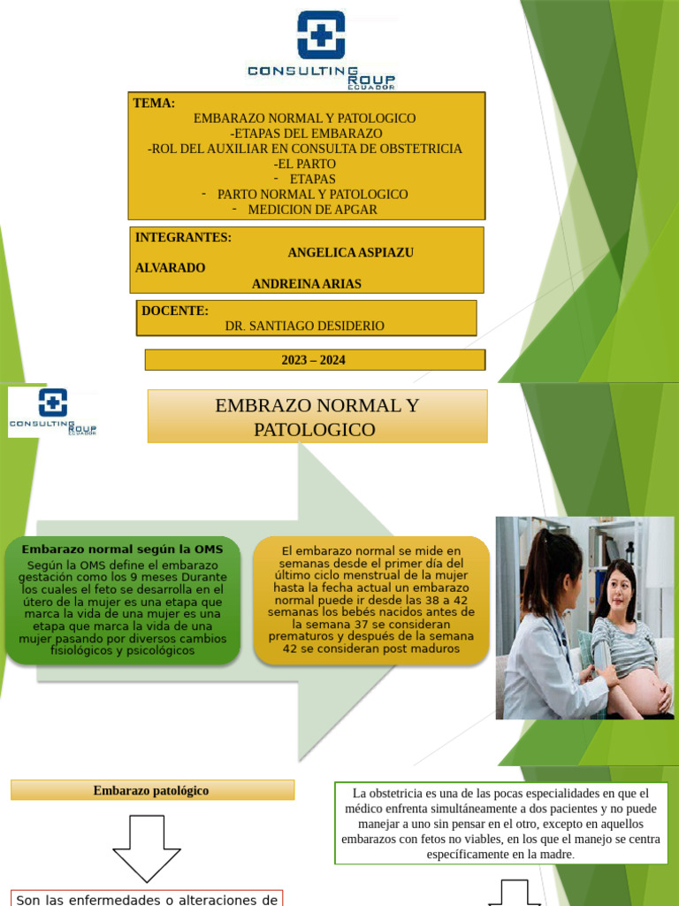 Embarazo Normal y Patologico | PDF | Parto | El embarazo