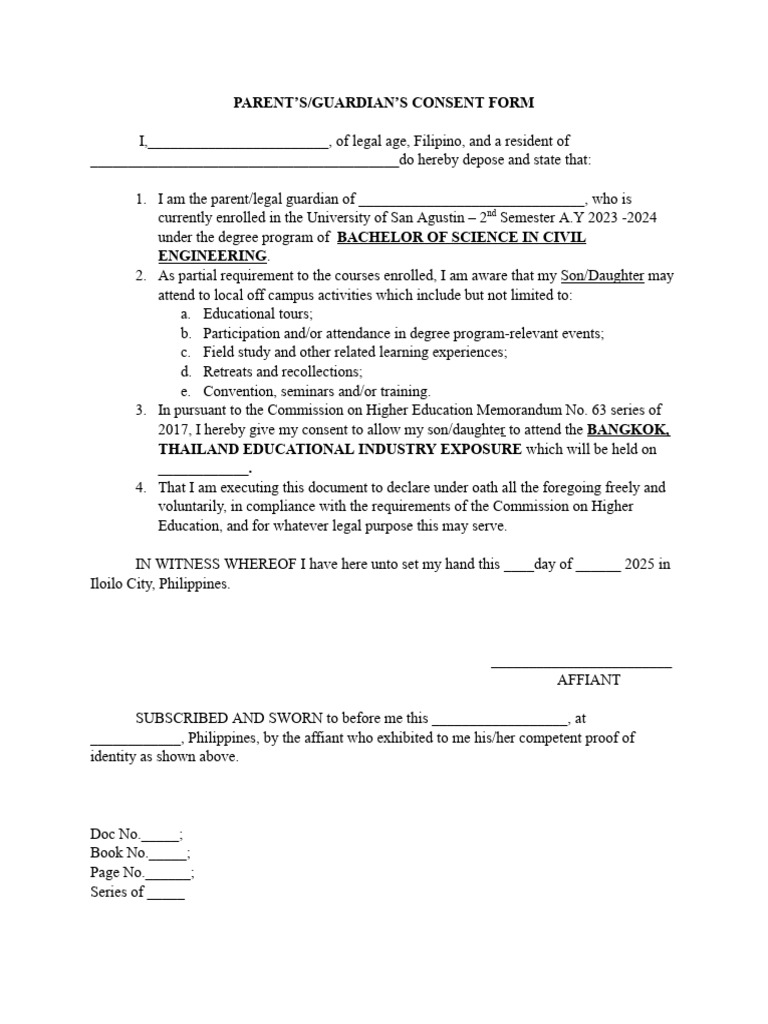 NOTARIZED CONSENT International | PDF