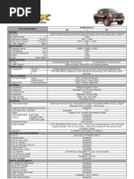 Isuzu D-MAX Specification Sheet | PDF | Pickup Truck | Truck