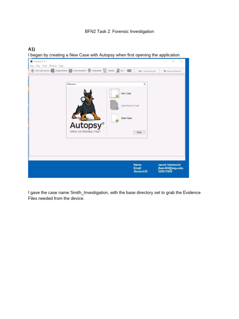 BFN2 Task 2 - Forensic Investigation | PDF | Computer File | Data Management