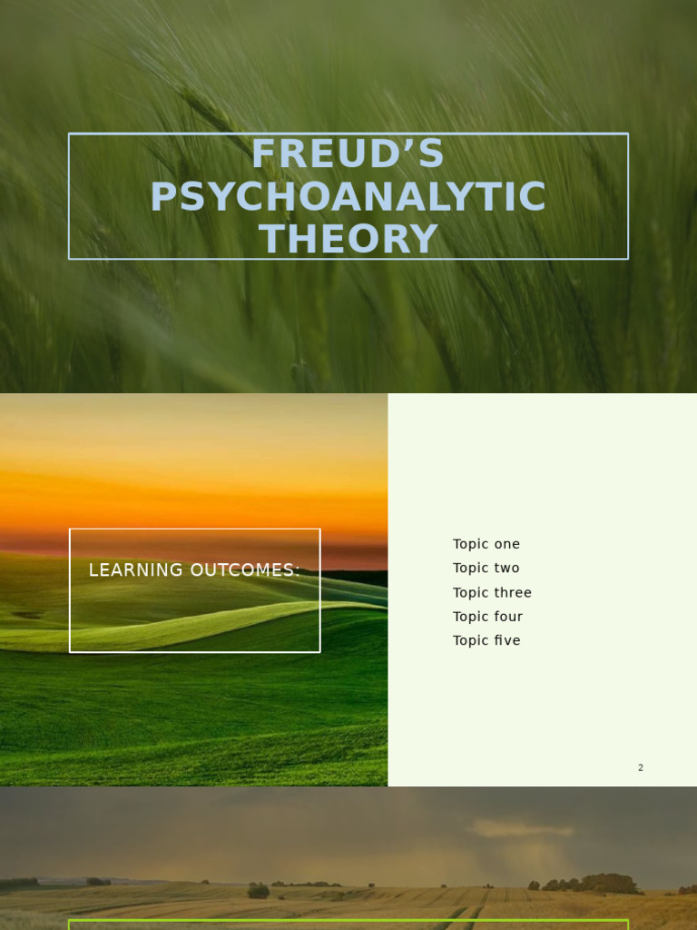 Freud's Psychoanalytic Theory | PDF | Behavioural Sciences | Cognition