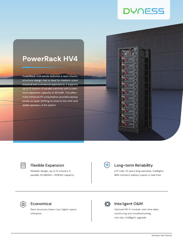 Dyness Power Rack HV4 Datasheet 20250207 EN | PDF
