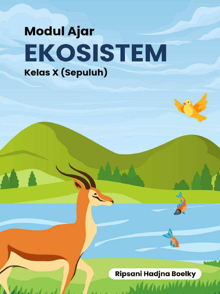 Modul Ajar Ekosistem Fase E Kelas X | PDF