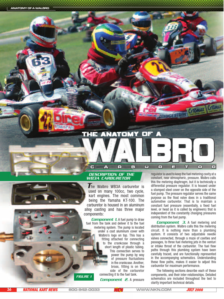Anatomy of Wal Bro 0708 | PDF | Carburetor | Throttle