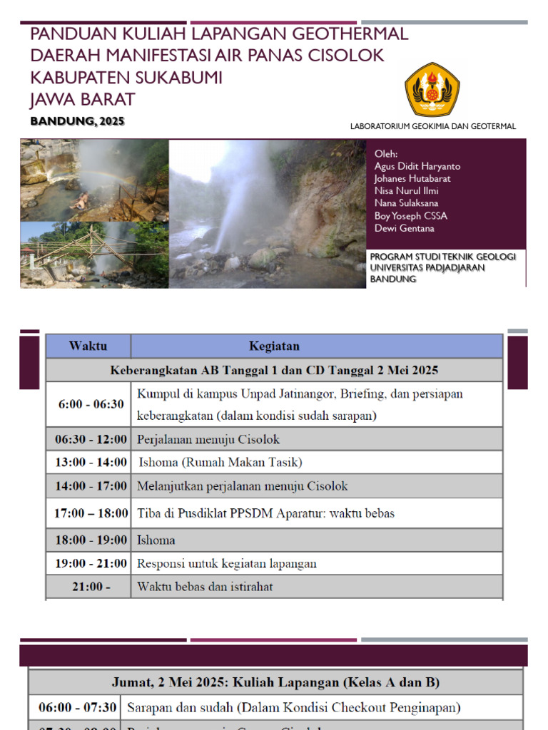 Panduan Kulap Geothermal | PDF