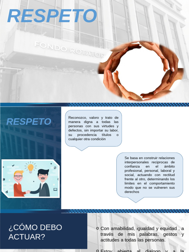Principios del Respeto Interpersonal | PDF
