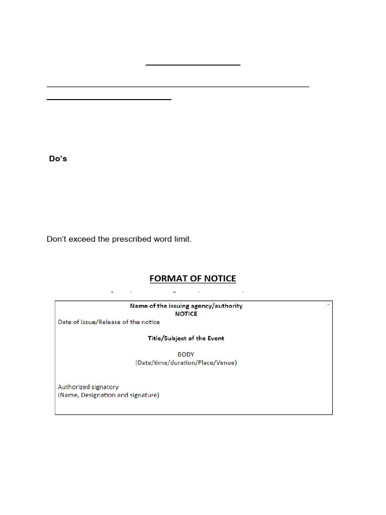 Guidelines for Notice and Poster Making | PDF
