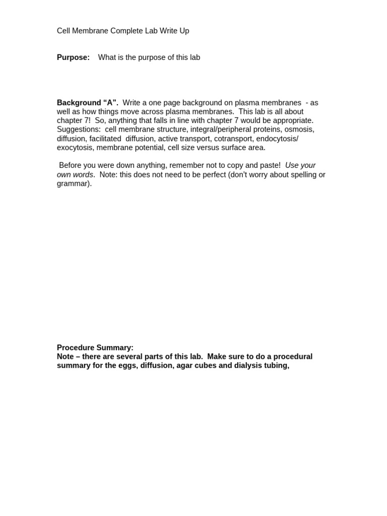 Cells Membrane Complete Worksheet2024 | PDF | Cell Membrane | Cell Biology