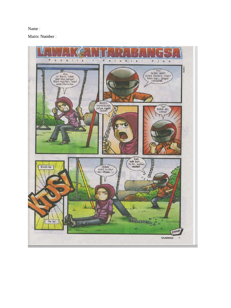 Comic Analysis | PDF