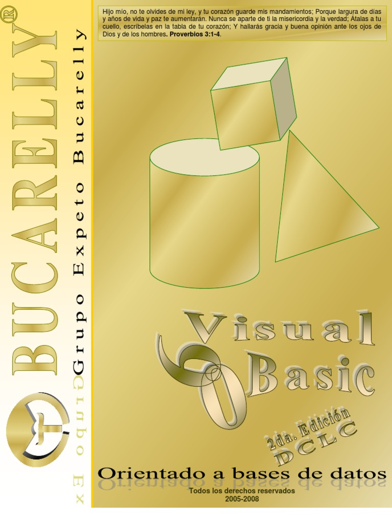 Libro Visual Basic IIVersion Oro DCLC | PDF | Point and Click | Objeto ...