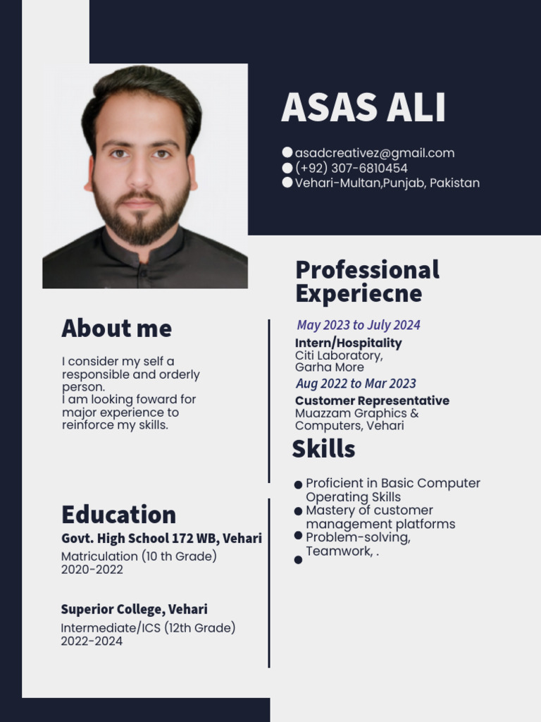 Asad Ali Resume 4 | PDF