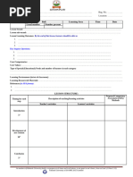 Ghana Lesson Plan Template | PDF