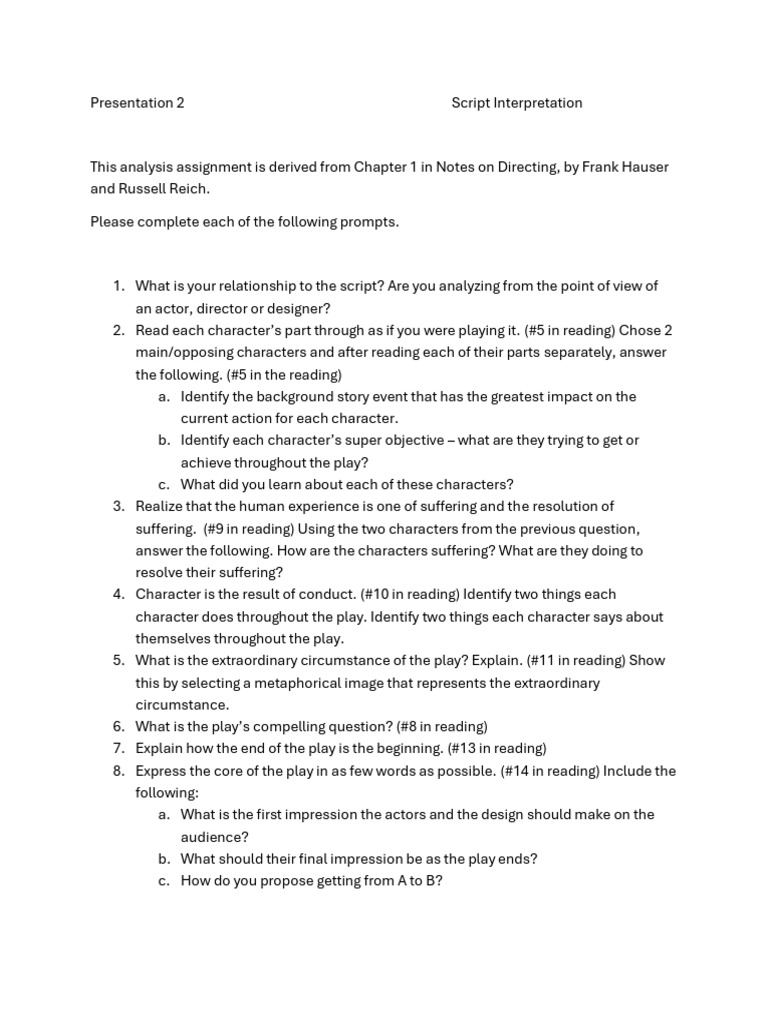Presentation 2 Script Interpretation | PDF