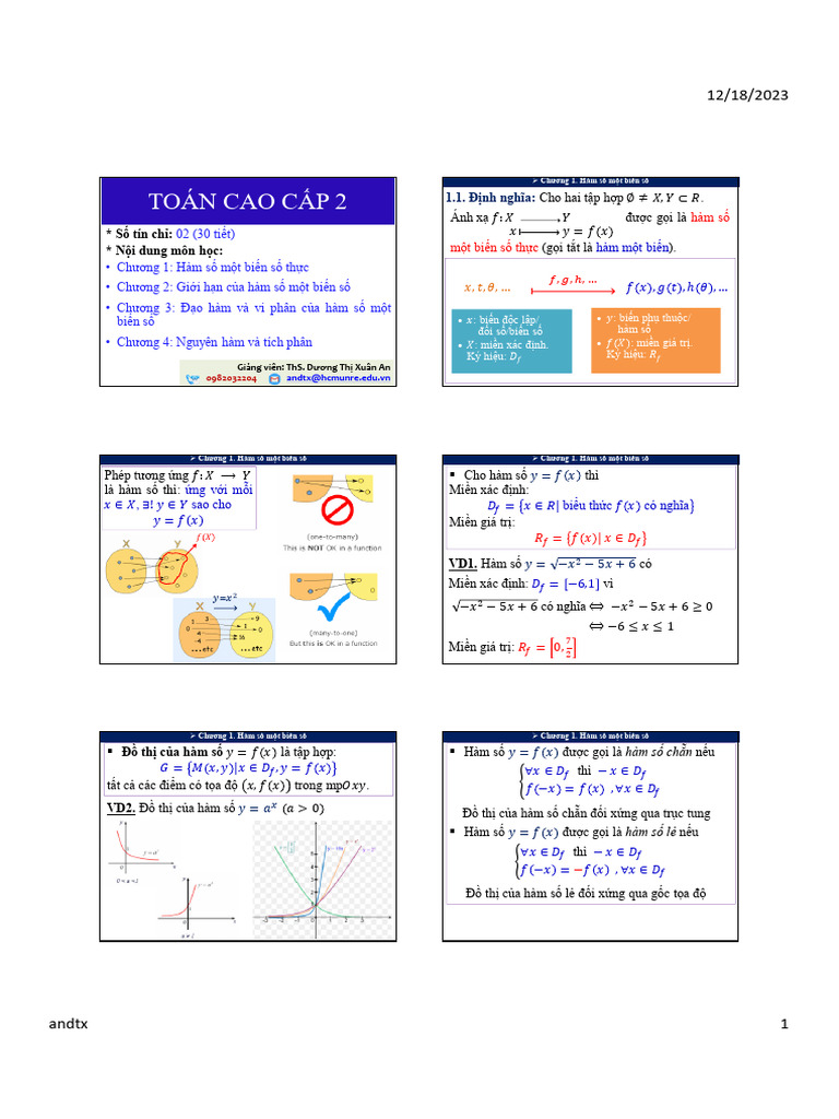Bài giảng TCC2-HK2-NH2023-2024 | PDF