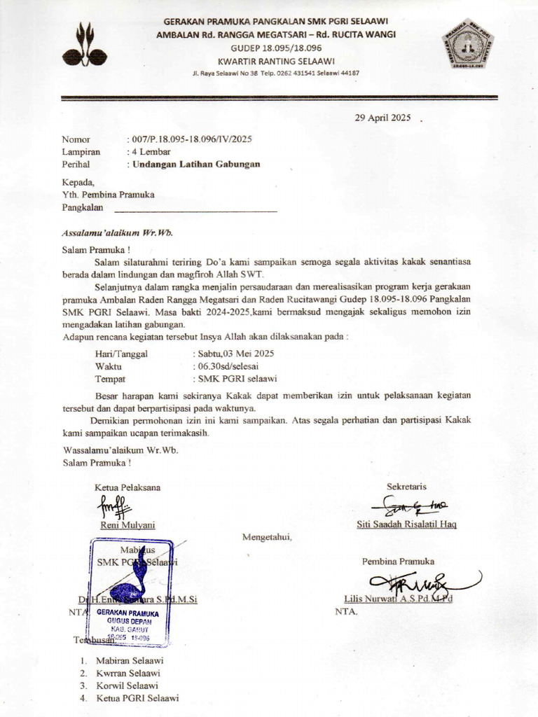 Surat Undangan Lagab | PDF