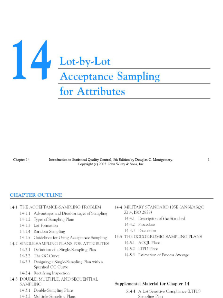 Acceptance Samplinglot Sentencing | PDF | Statistics | Scientific Method