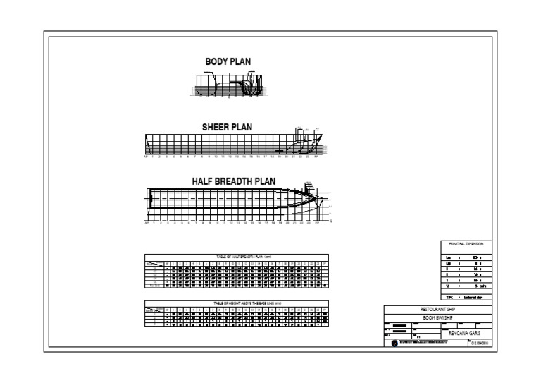 LINESPLAN & GA PROGRES 2-Model | PDF