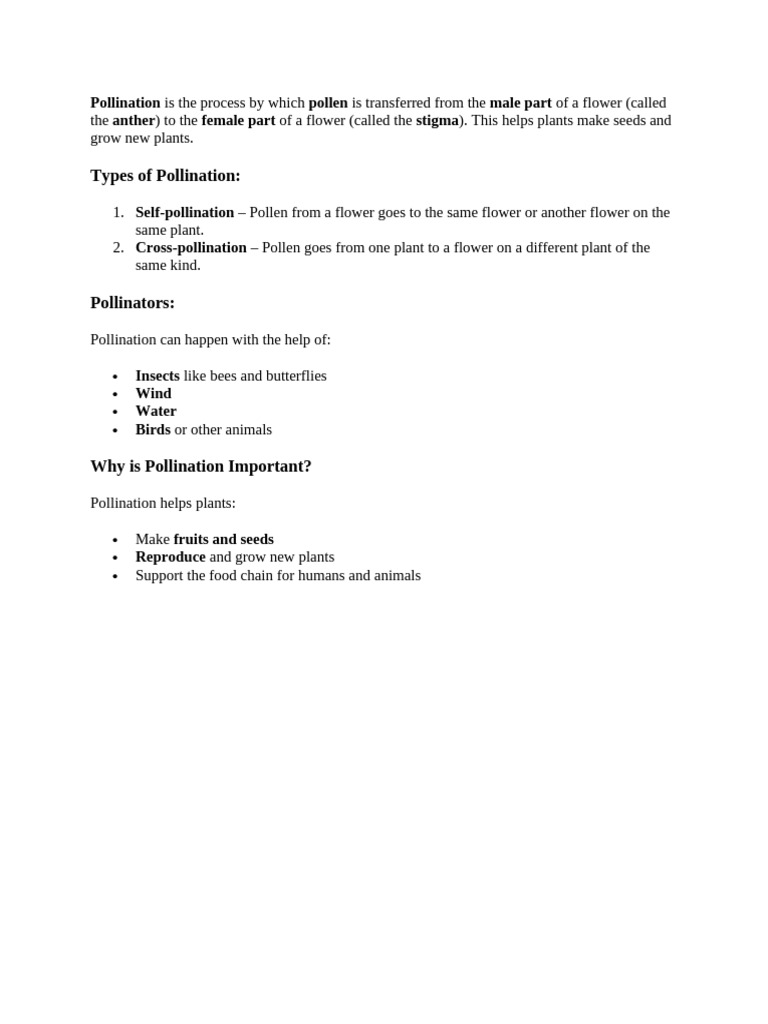 Pollination | PDF