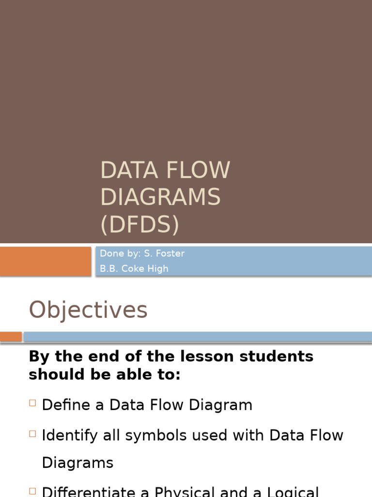 Understanding Data Flow Diagrams (DFDs) | PDF | Computing | Information ...