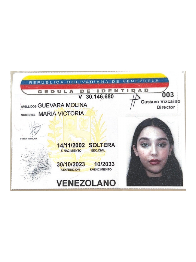 Cédula María Guevara | PDF