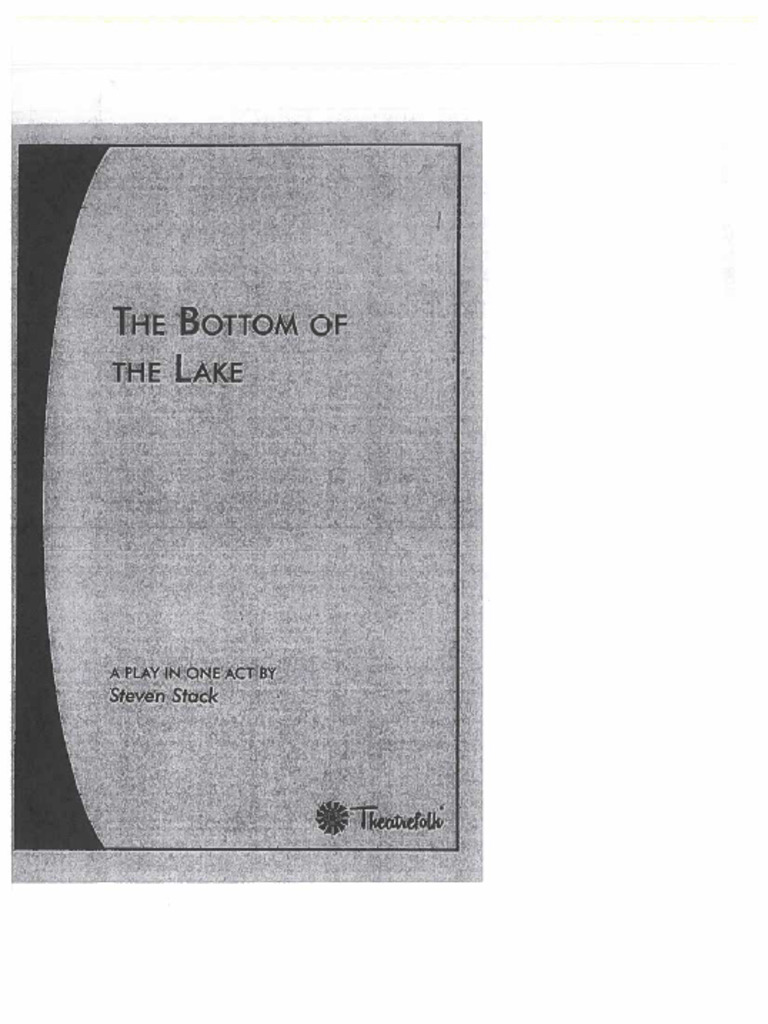 Bottom of The Lake Script | PDF