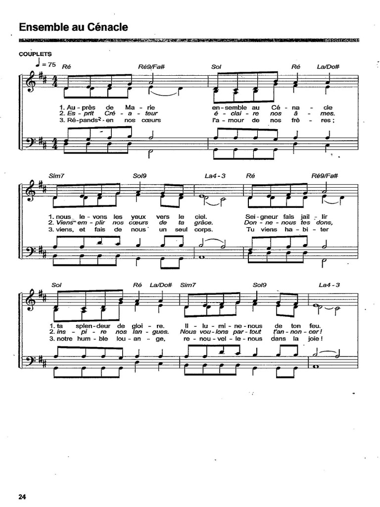 Ensemble Au Cenacle | PDF