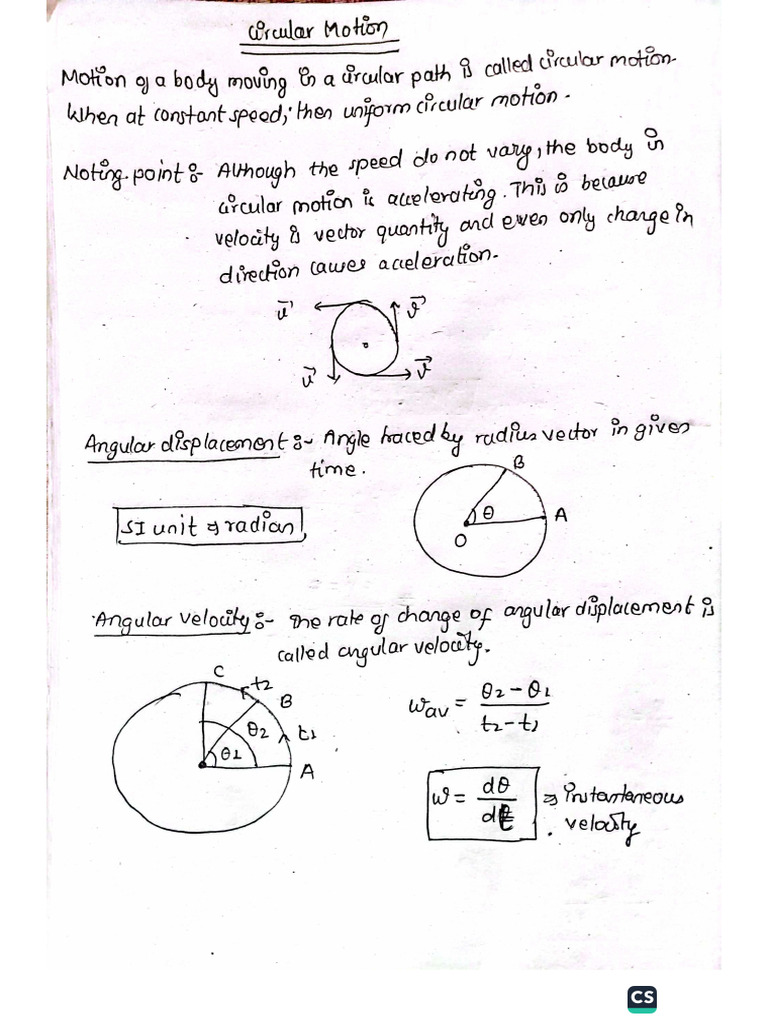 Circular Motion | PDF