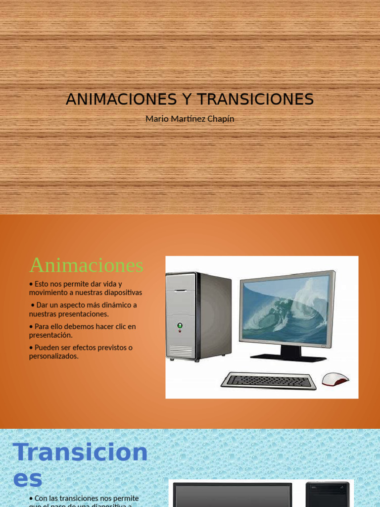 Animaciones y Transiciones | PDF