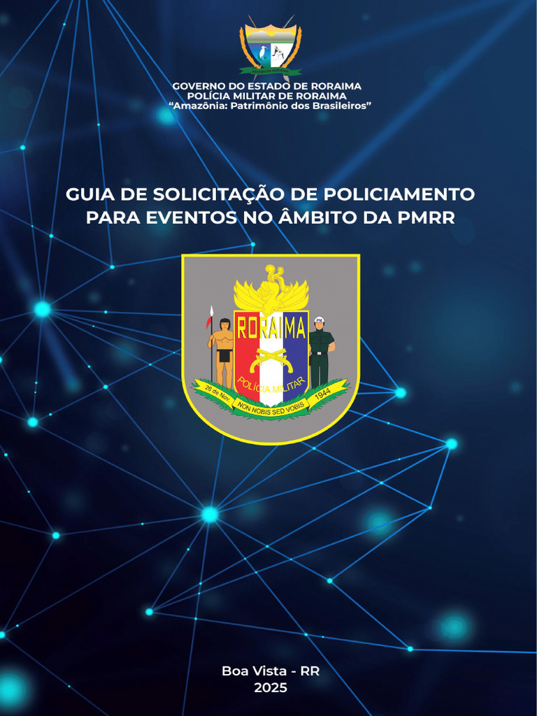 GUIA DE SOLICITACAO DE EVENTOS - PMRR | PDF | Polícia | Ciência militar