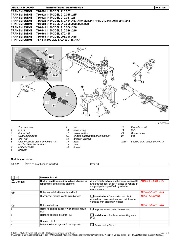 Transmission Installation Guide | PDF | Manual Transmission | Vehicles