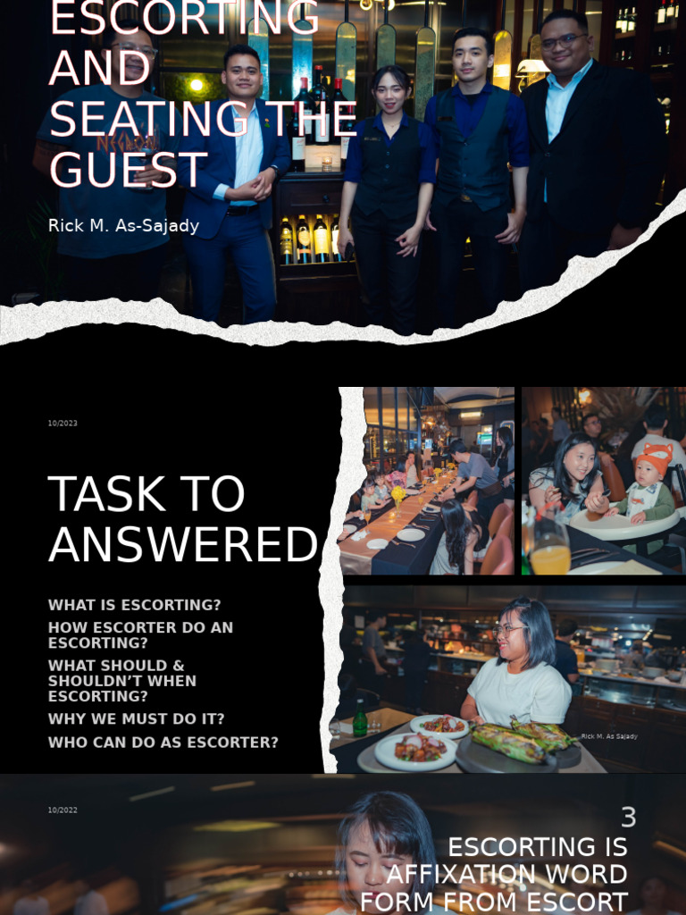 05 Escorting and Seating The Guest | PDF