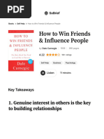 How To Win Friends and Influence People | PDF