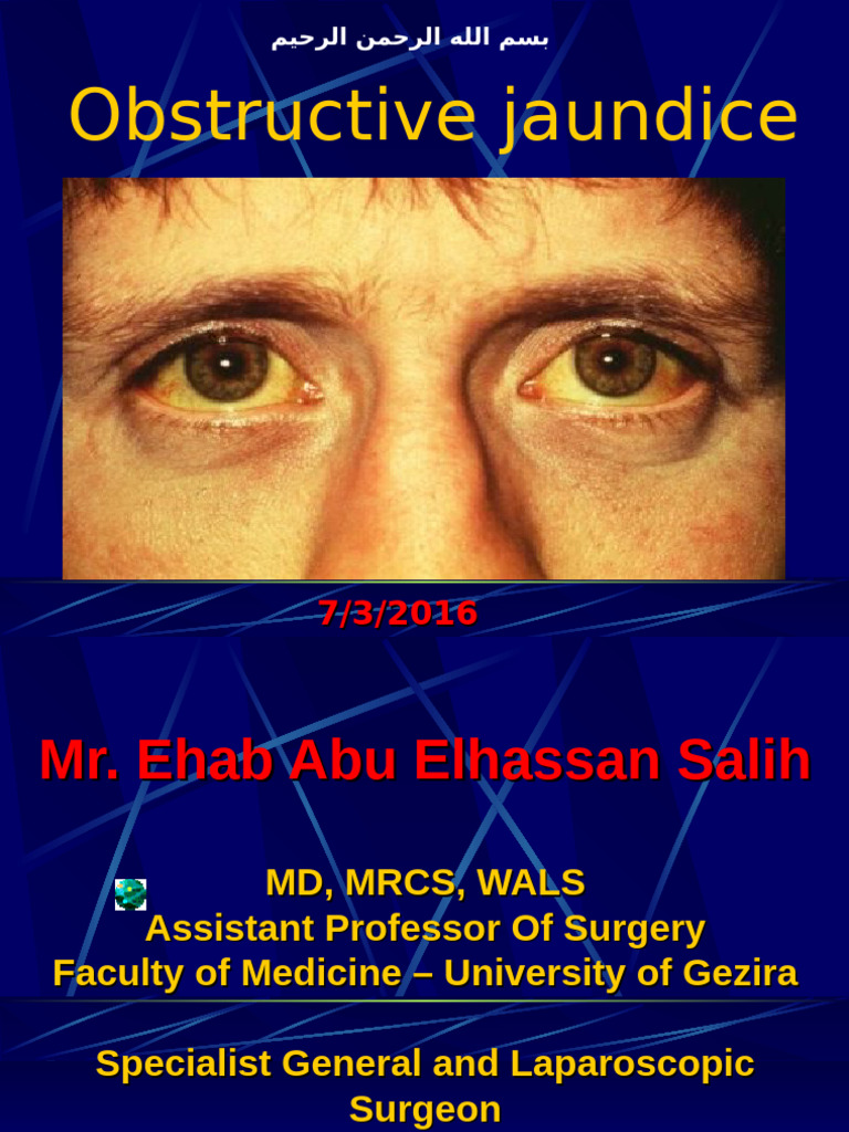 Obstructive jaundice | PDF | Gastroenterology | Digestive System