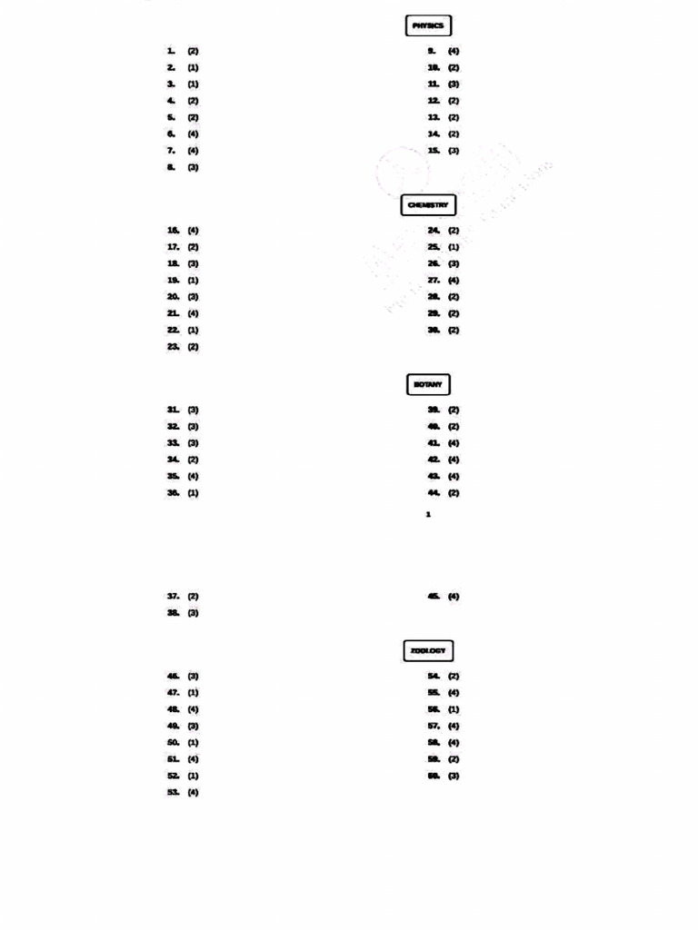 PT-01 B_OYM ANSWER KEY | PDF