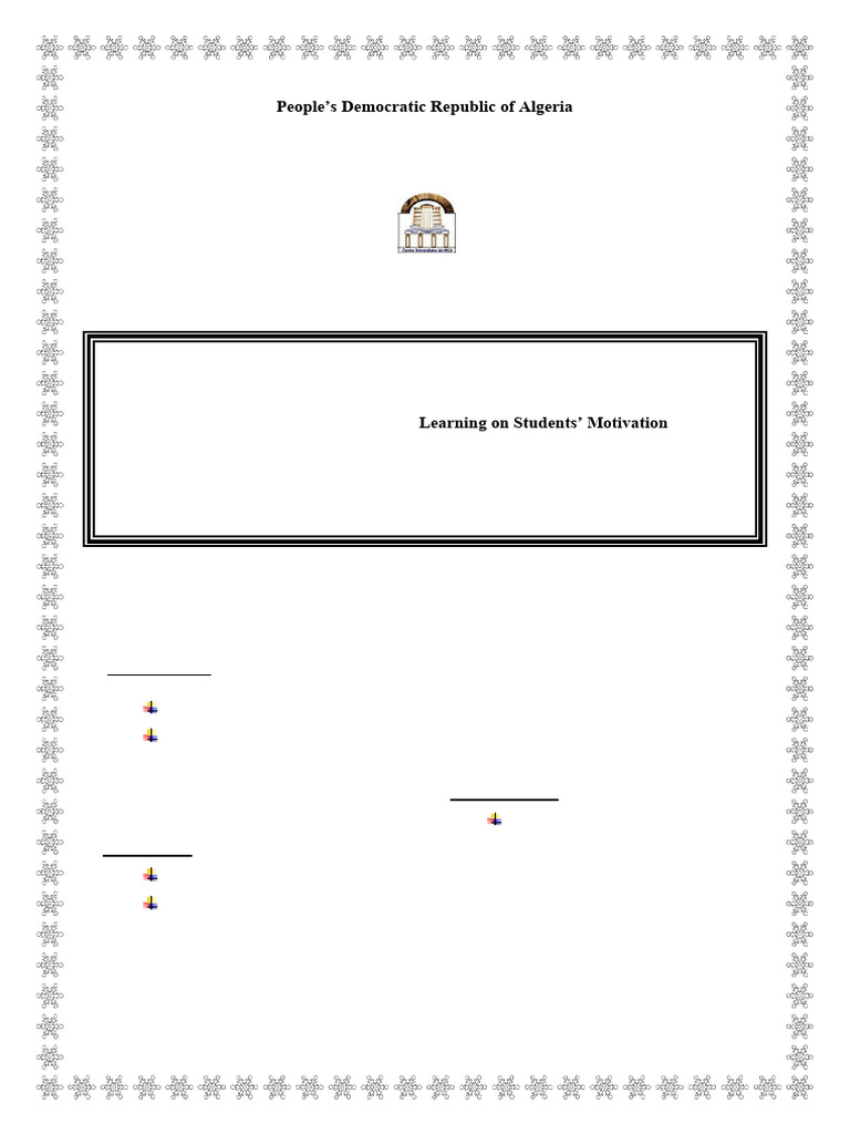 Technology's Impact on EFL Motivation | PDF | Motivational | Motivation