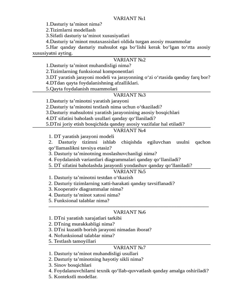 Uzb Dast Inj Kirish | PDF