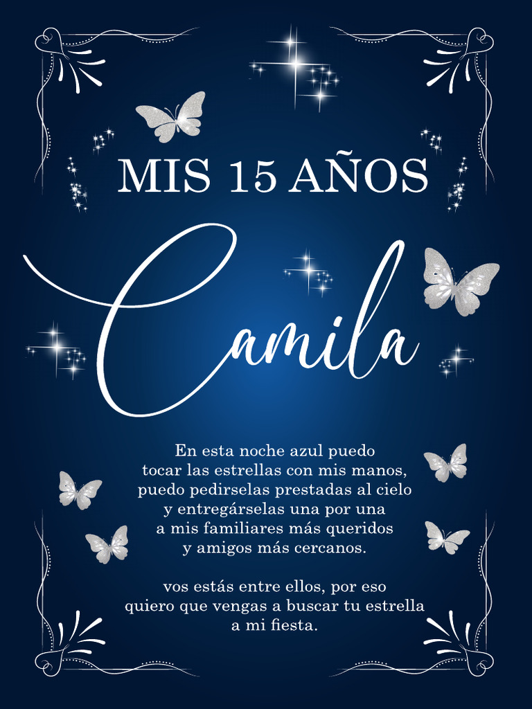 Invitación Cami | PDF