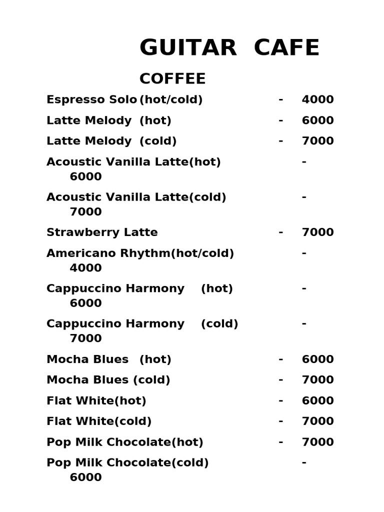 Menu List - 111 | PDF