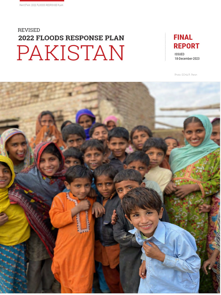 Pakistan Floods Response Plan Final Report October 2023 | PDF | Hygiene ...