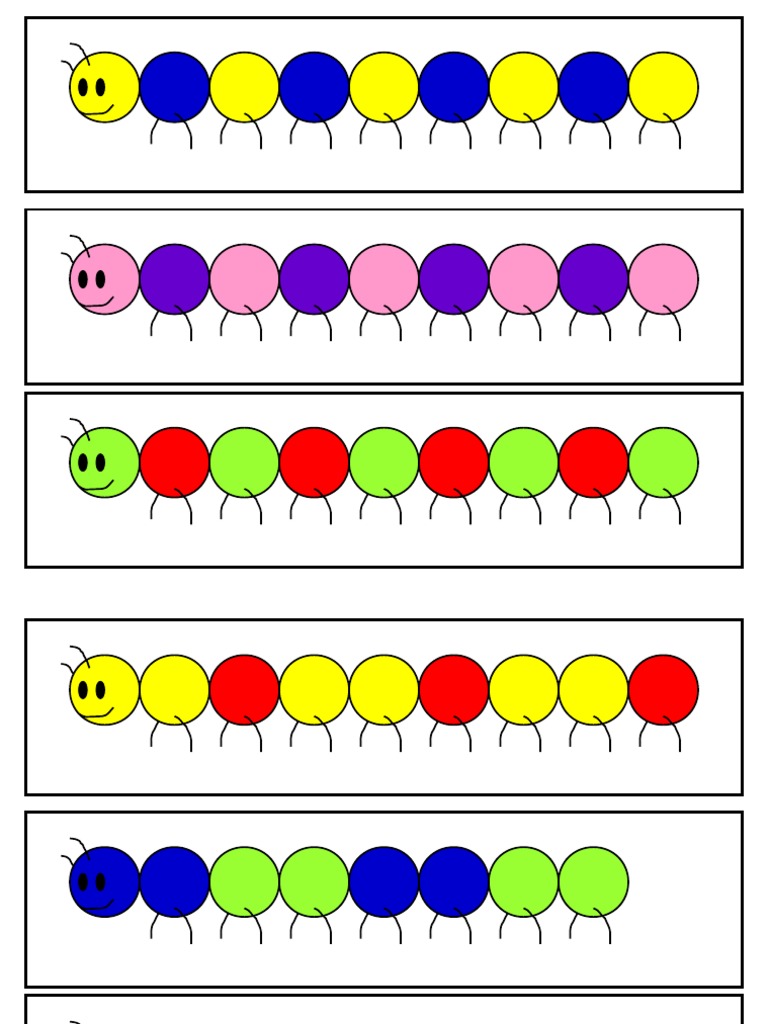 Caterpillar Patterns | PDF