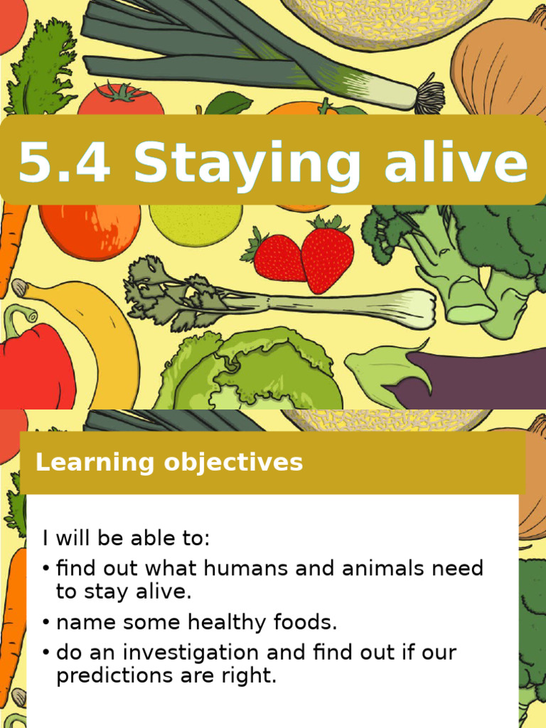 5.4 Staying Alive | PDF