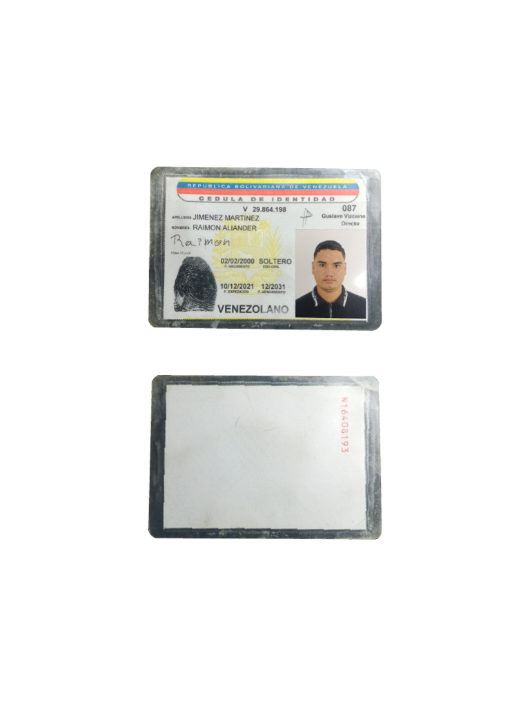 Documendo de Identidad Jhorman | PDF