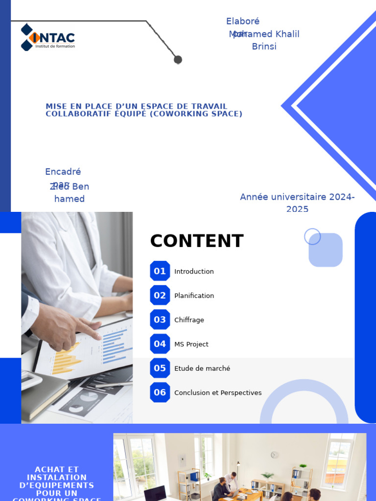 Mise en Place d’Un Espace de Travail Collaboratif Équipé (Coworking ...